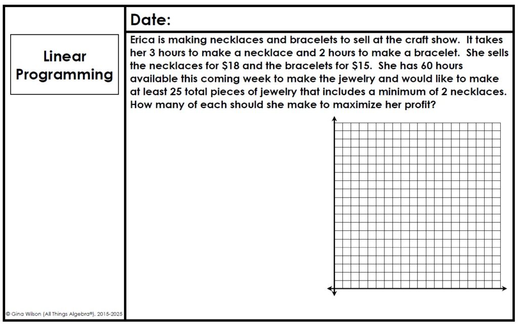 Algebra 2 Warm-Ups - All Things Algebra®