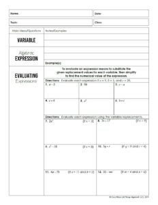 Math 6 Unit 4: Expressions & Properties - All Things Algebra®