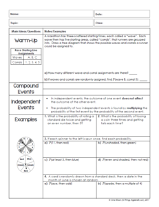 Pre-Algebra Unit 9: Probability & Statistics - All Things Algebra®